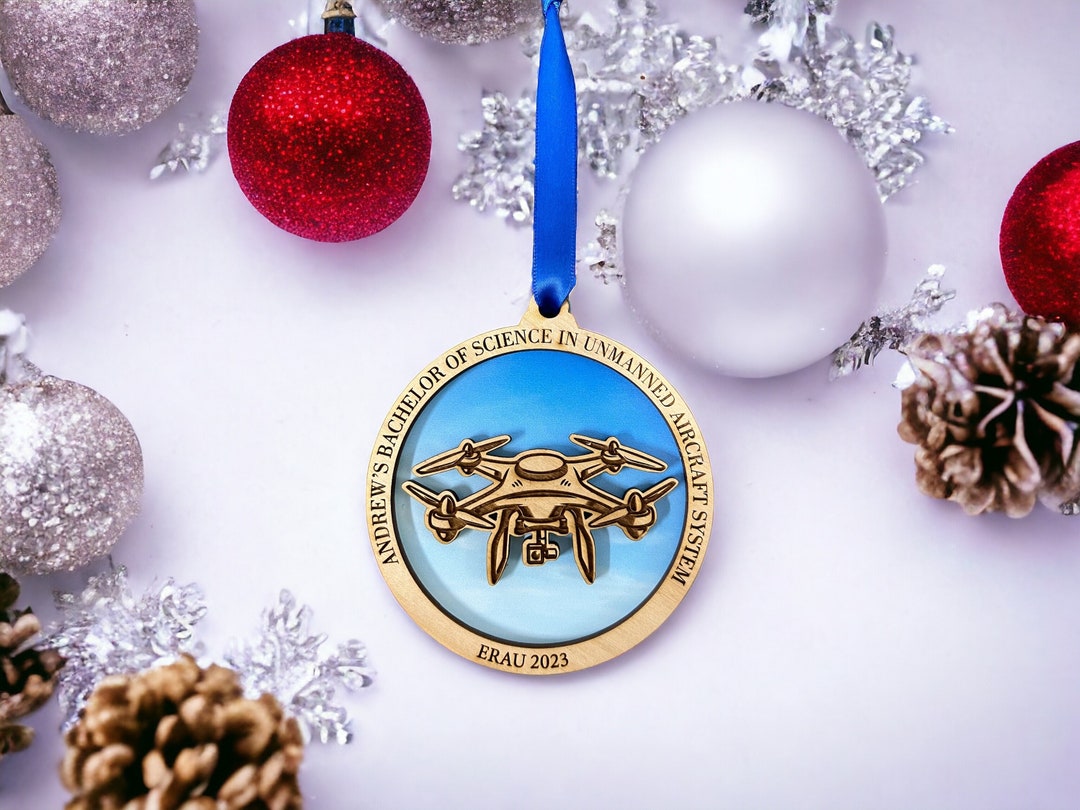 Personalized Drone Ornament, Bachelor of Science in Unmanned Aircraft ...