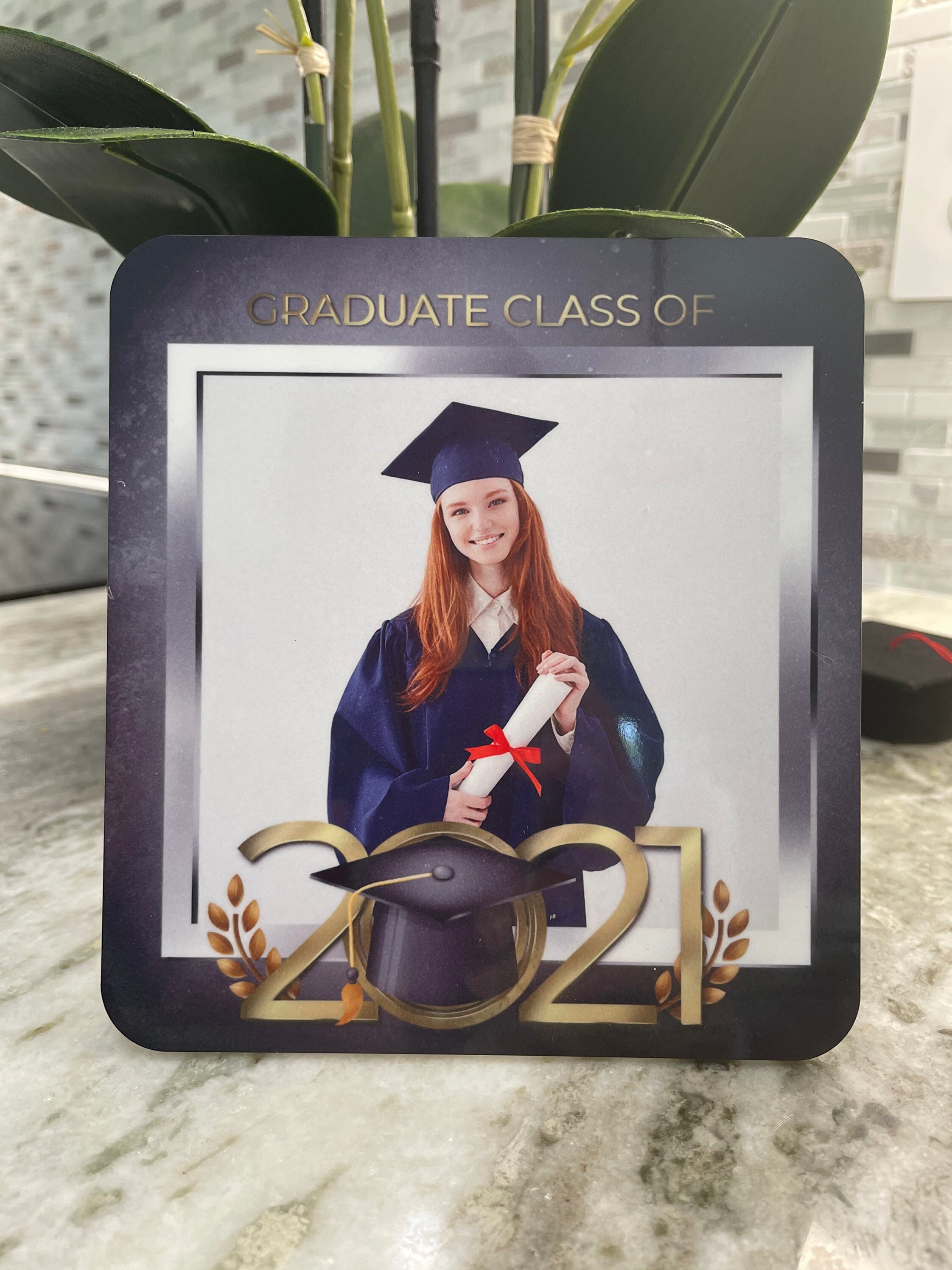 Personalized Graduation Photo frame Graduation Gift 2021 | Etsy