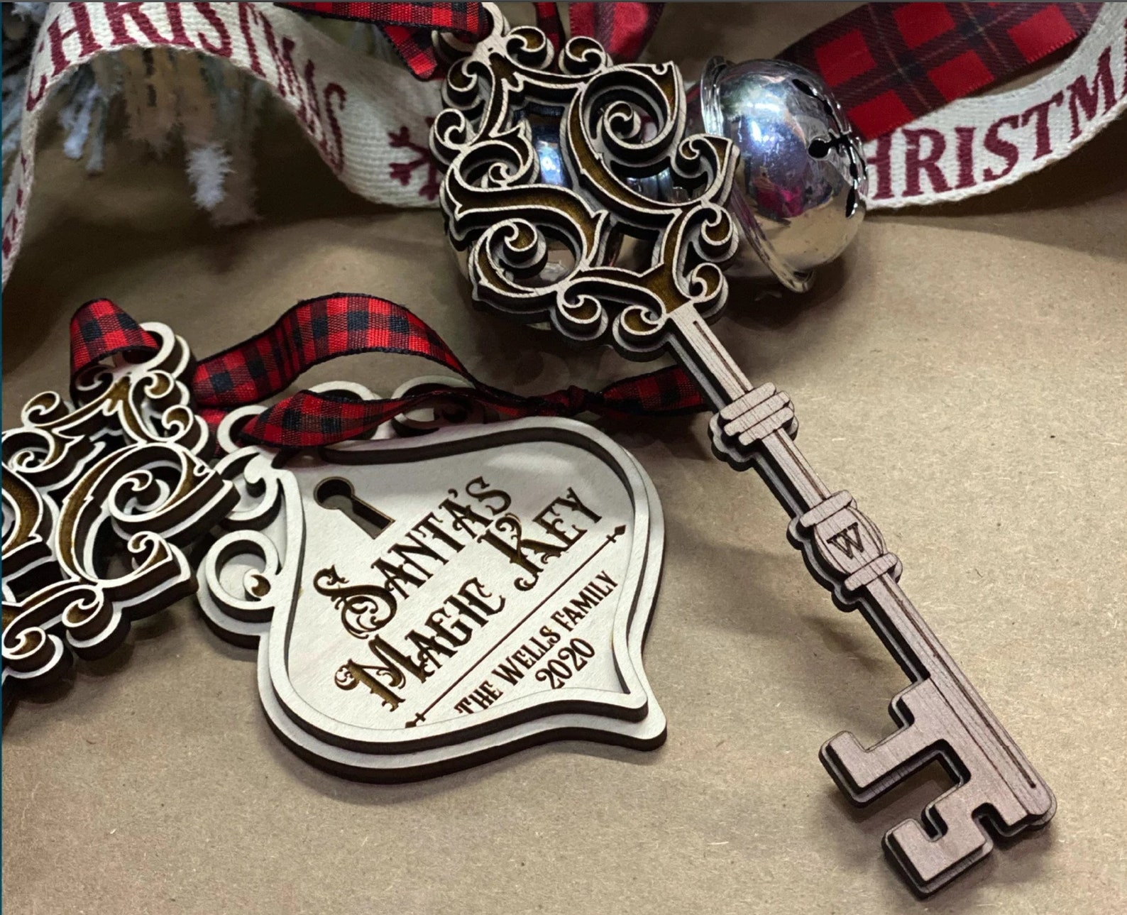 Personalized Santa's Magic Christmas Key Santa's - Etsy