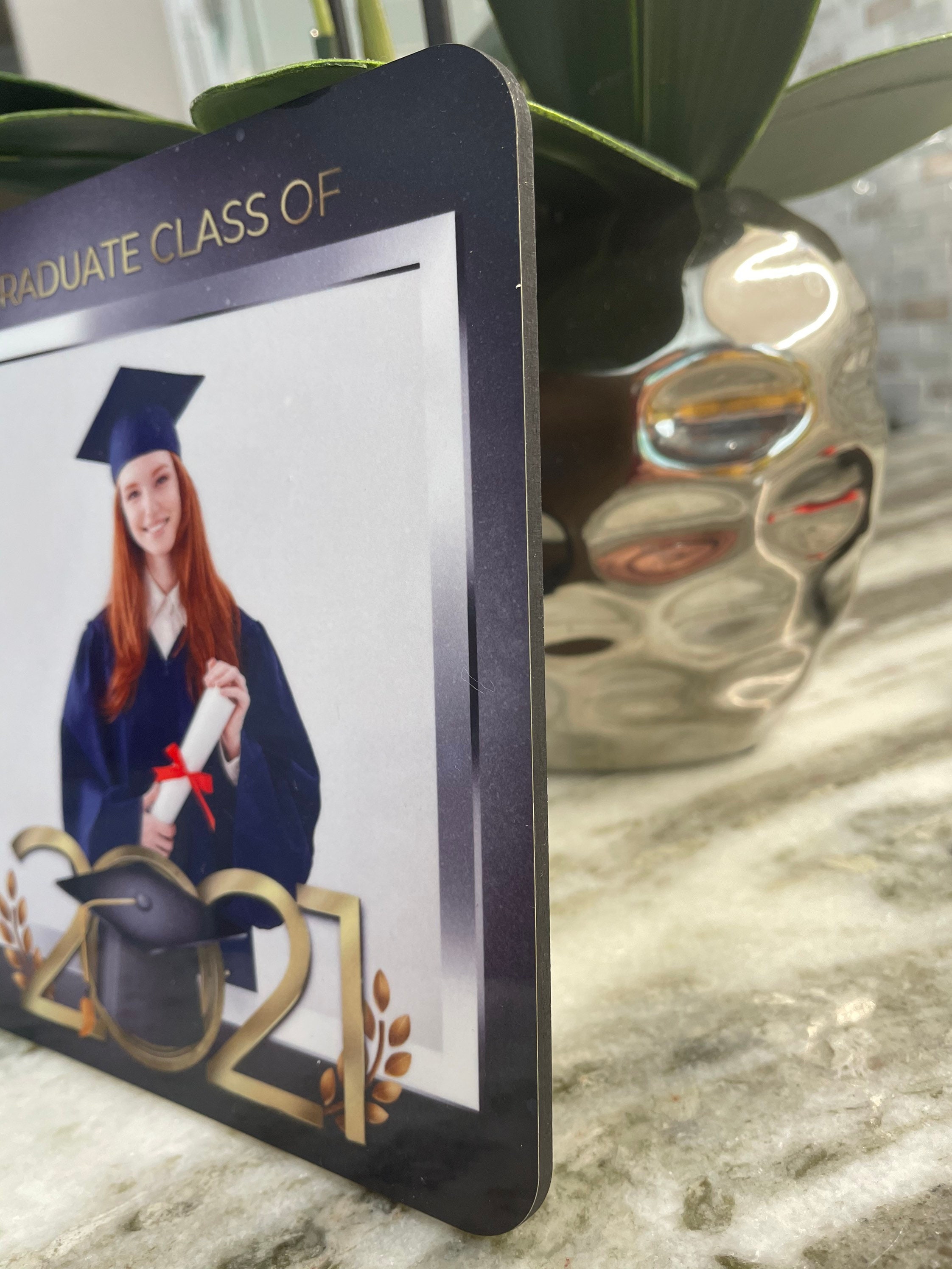 Personalized Graduation Photo frame Graduation Gift 2021 | Etsy