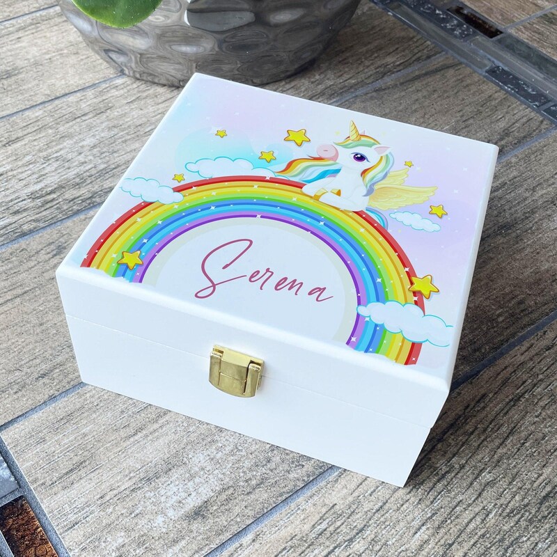Unicorn Box - Etsy