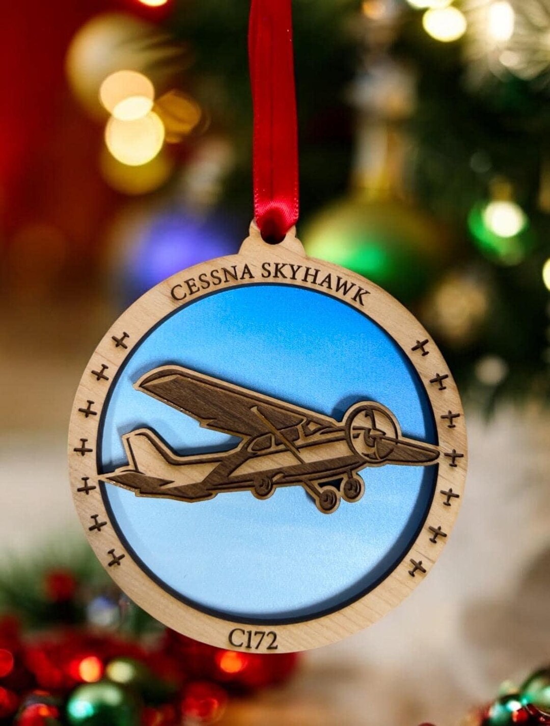 Flight Ornament, PPL, Cessna 172, Aviation Gifts, Pilot Gift, Pilot ...