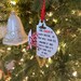 Personalized Height Ribbon Christmas Ornament, Keepsake Height Ornament ...