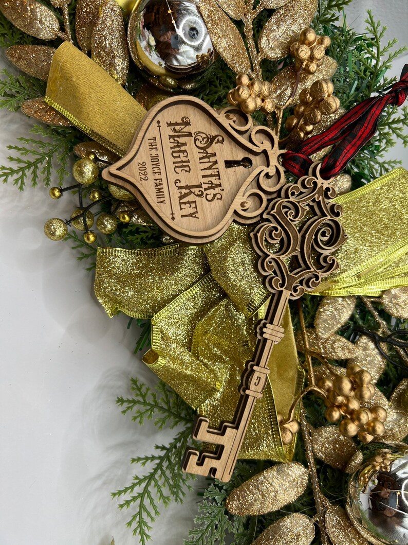 Personalized Santa's Magic Christmas Key Santa's - Etsy