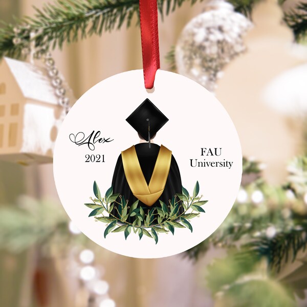 Personalized Christmas Ornament Graduation - Etsy