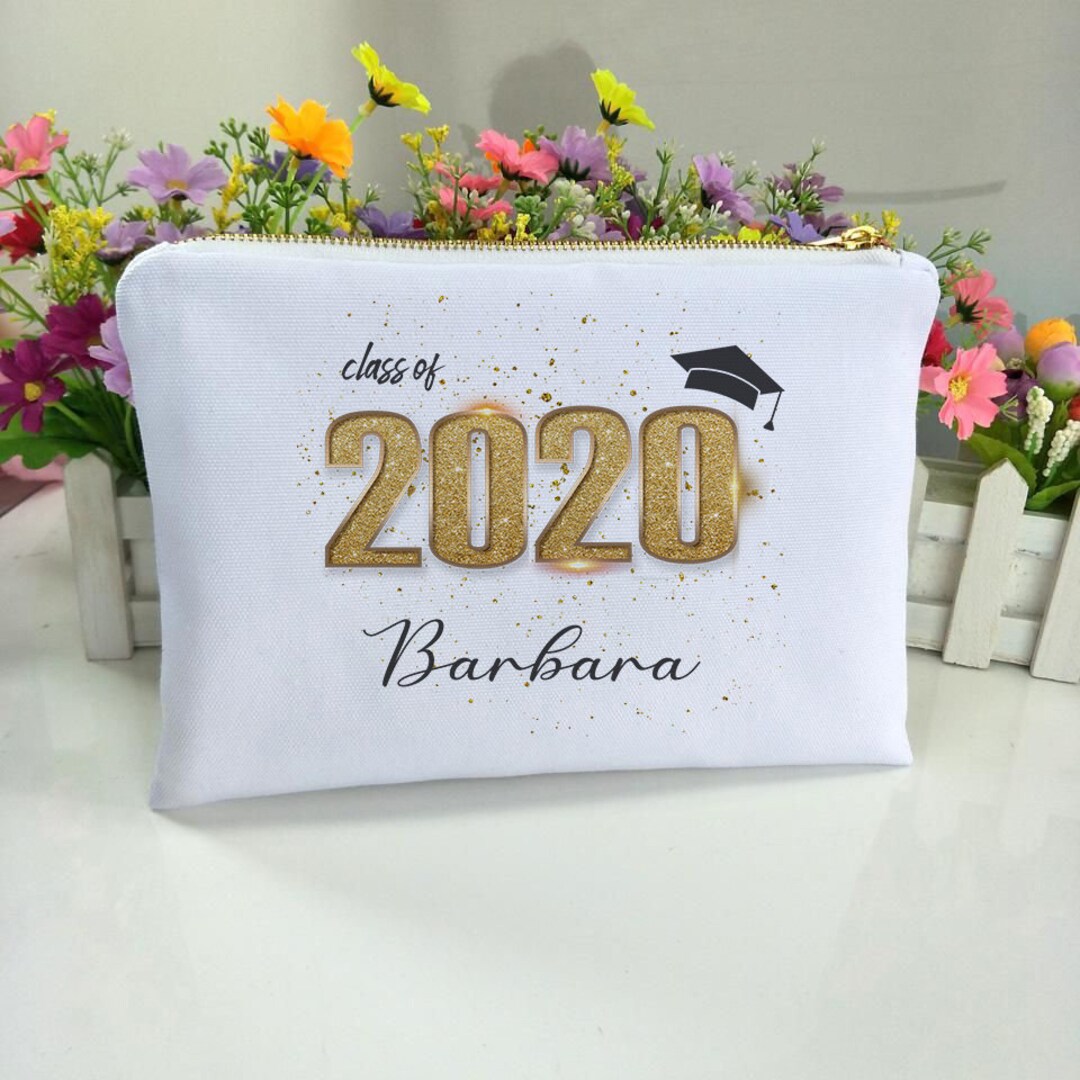 Personalized Graduation Makeup Bag Graduation Gift 2020 - Etsy