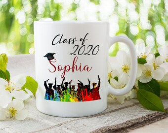 Personalized Graduation Coffee Mug, Graduation Gift 2020, Custom Grad ...