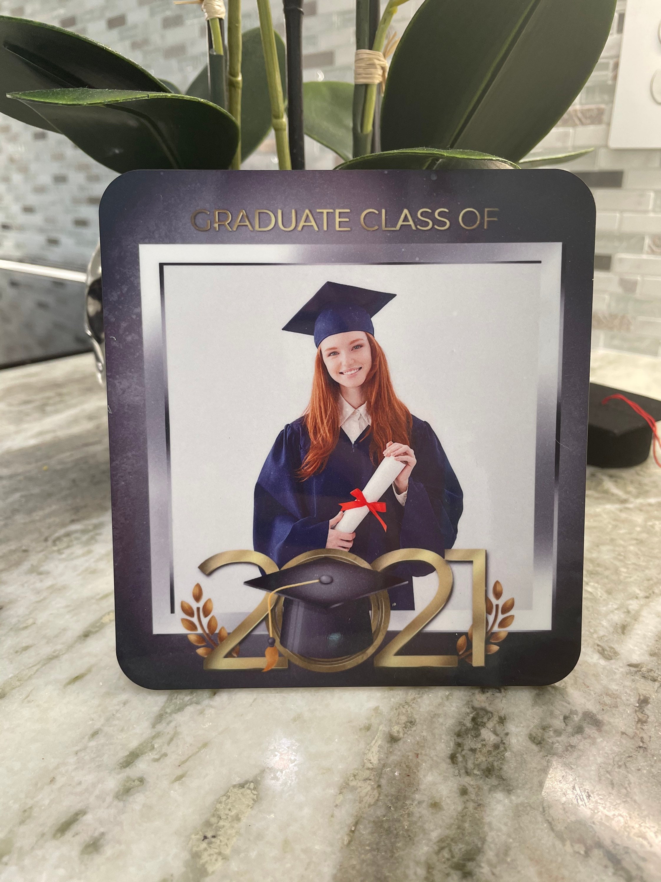 Personalized Graduation Photo frame Graduation Gift 2021 | Etsy