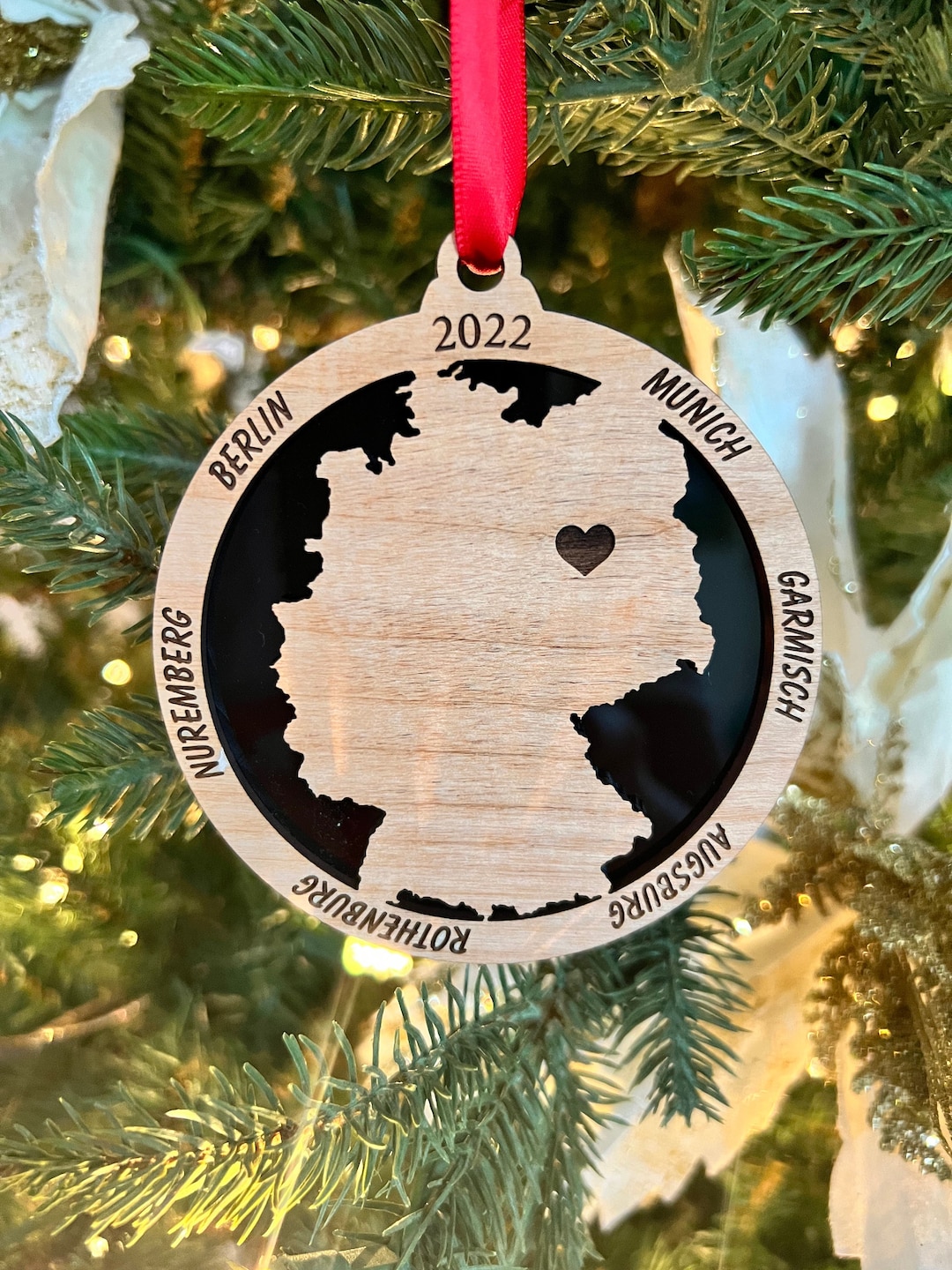 Personalized Germany Ornament, Germany Christmas Ornament, Germany ...
