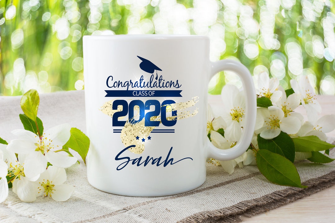 Personalized Graduation Coffee Mug, Graduation Gift 2020, Custom Grad ...