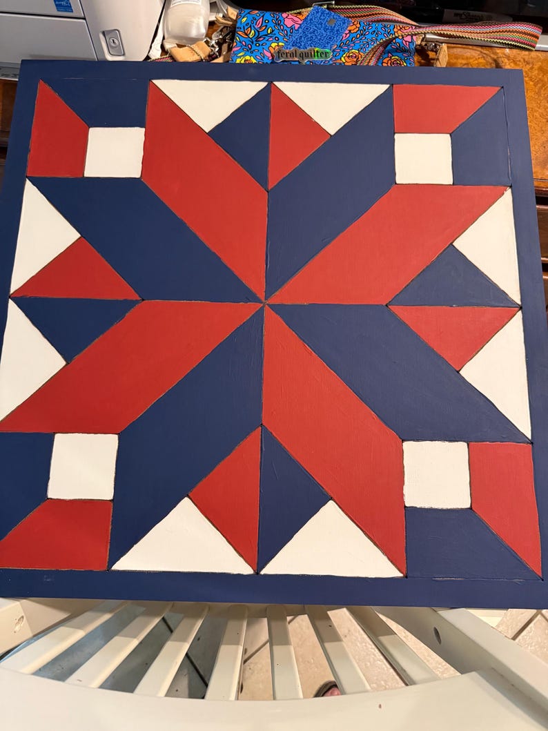 Wooden Barn Quilt Star 24” - Etsy