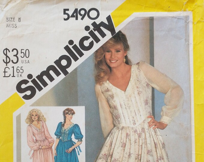 VINTAGE Misses' Dress Pattern, Gunne Sax, Jessica Mcclintock ...