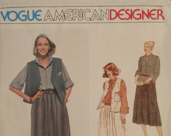 Vintage Misses' Vogue 1266 Pattern, Vogue Basic Design, Misses' Coat ...
