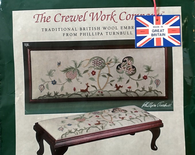 Vintage Crewel Kit From the Crewel Work Company, Phillipa Turnbull, the ...