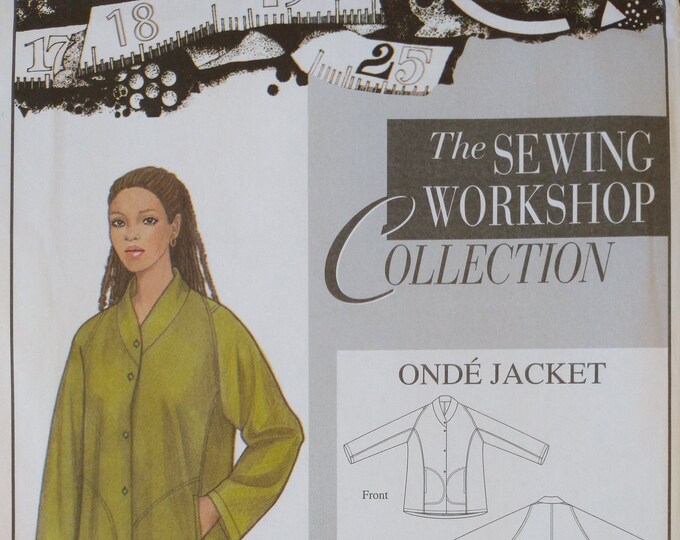 Rare Onde Jacket Pattern From the Sewing Workshop Collection, Size XS ...