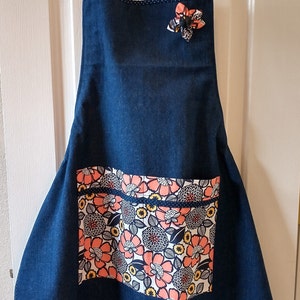 Women's Apron, Chef's Apron, Large Front Pockets, Adjustable Neck Strap ...