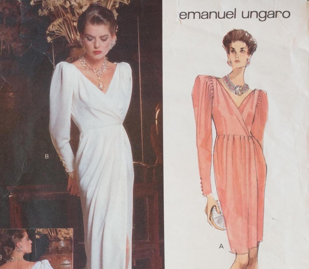 Vintage Misses' Vogue 2662 Pattern, Emanuel Ungaro, Vogue Patterns ...