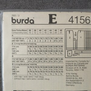 Burda 4156 Pattern, Misses' Pleated Skirt in Two Lengths, Sizes 10, 12 ...