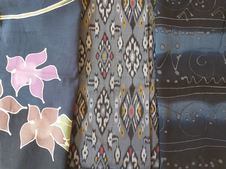 Burma Silk Sari Fabric, Use for Quilting or Craft Projects, Choice of ...