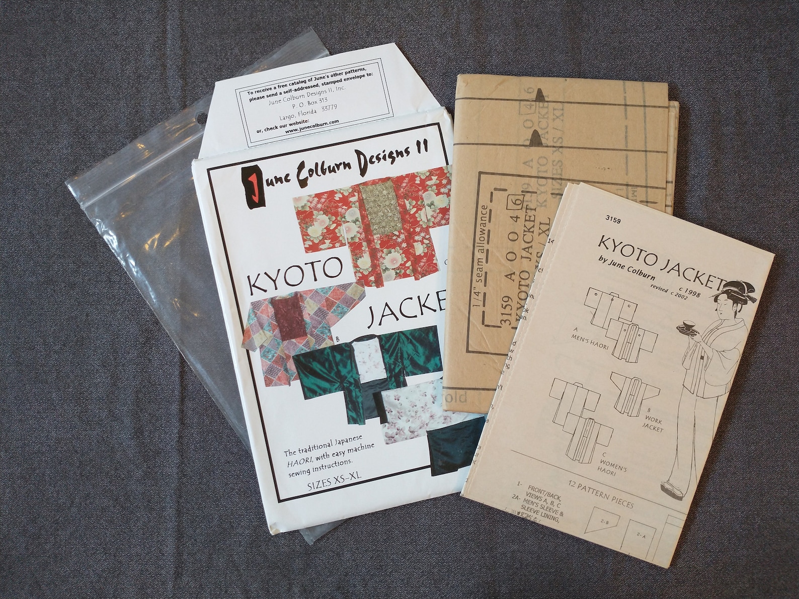 Rare Vintage Kyoto Jacket Pattern From June Colburn Designs | Etsy