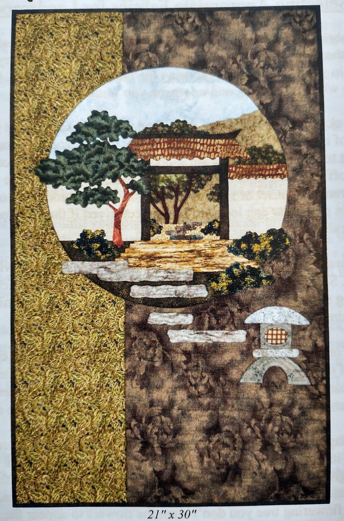 Garden Gate Quilt Pattern by Helene Knott 2007 21 X - Etsy