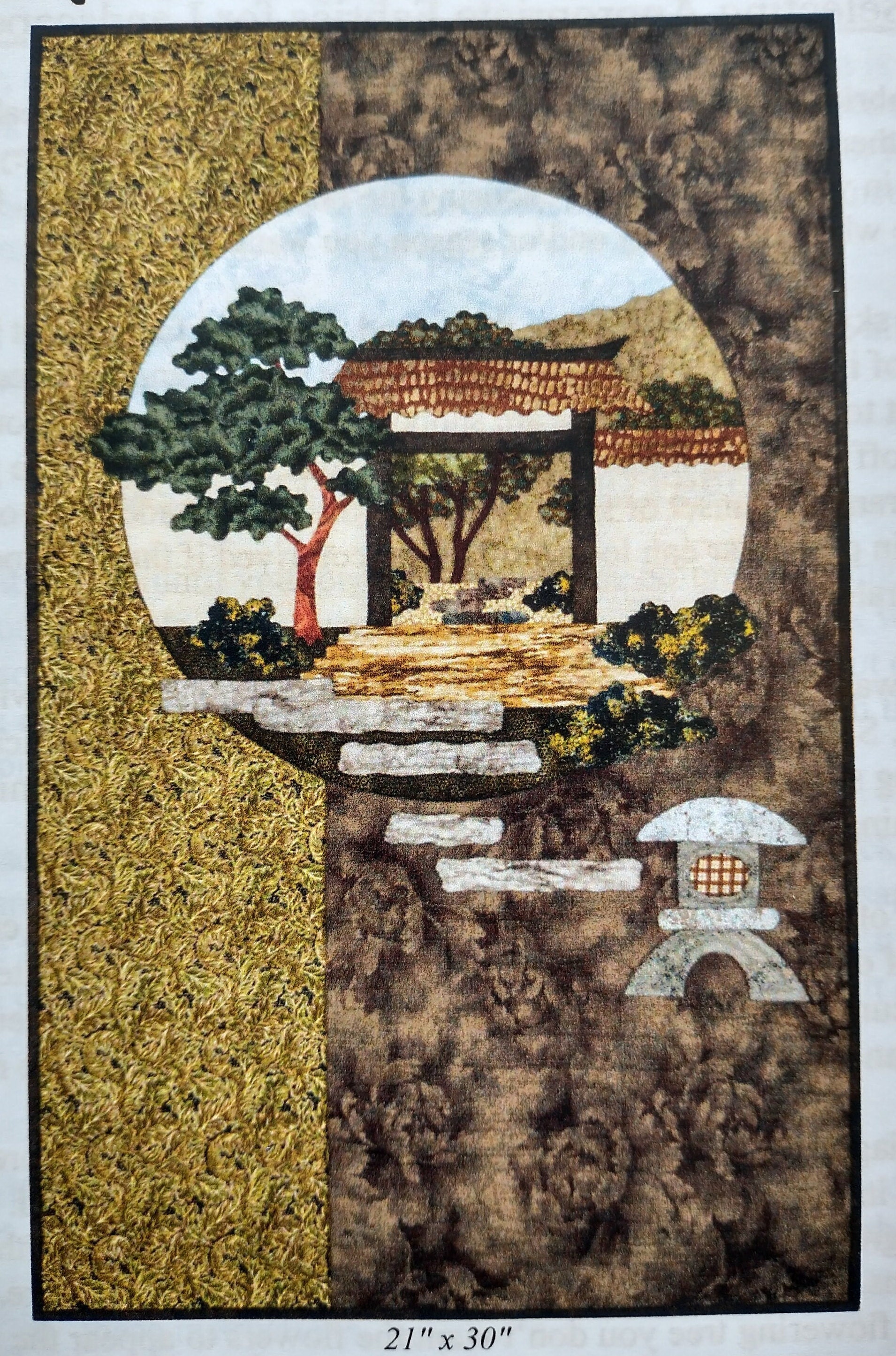 Garden Gate Quilt Pattern by Helene Knott 2007 21 X - Etsy