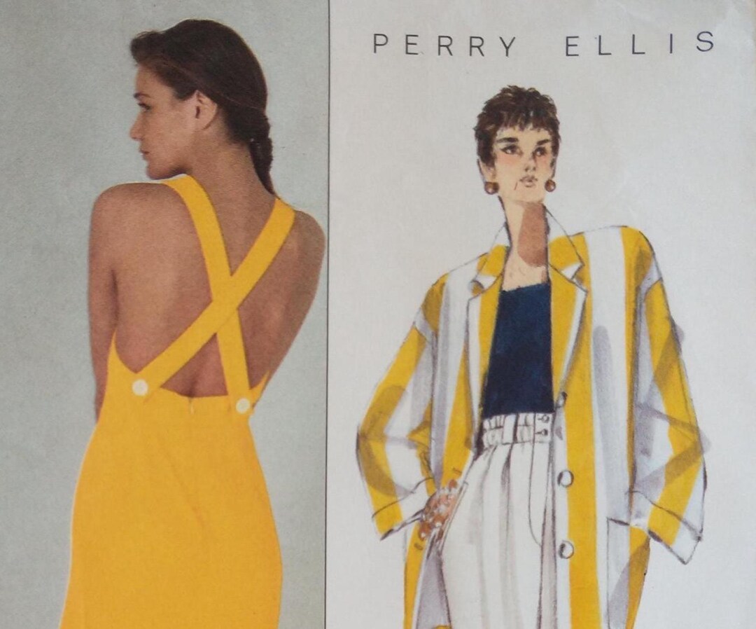 Vintage Misses' Vogue 2475, Perry Ellis, Vogue American Designer ...