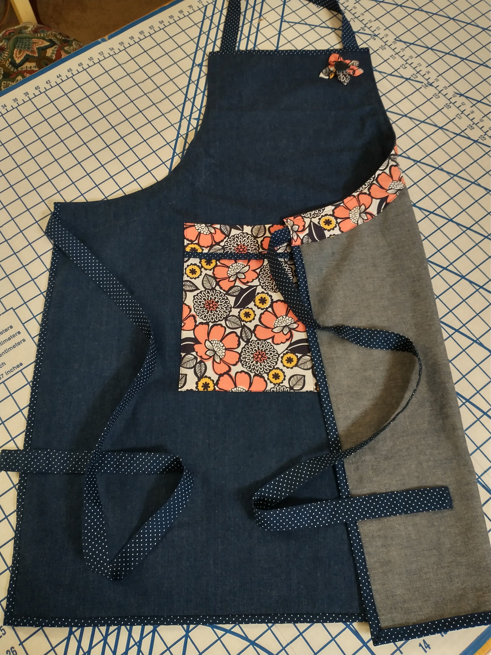 Women's Apron Chef's Apron Large Front Pockets - Etsy