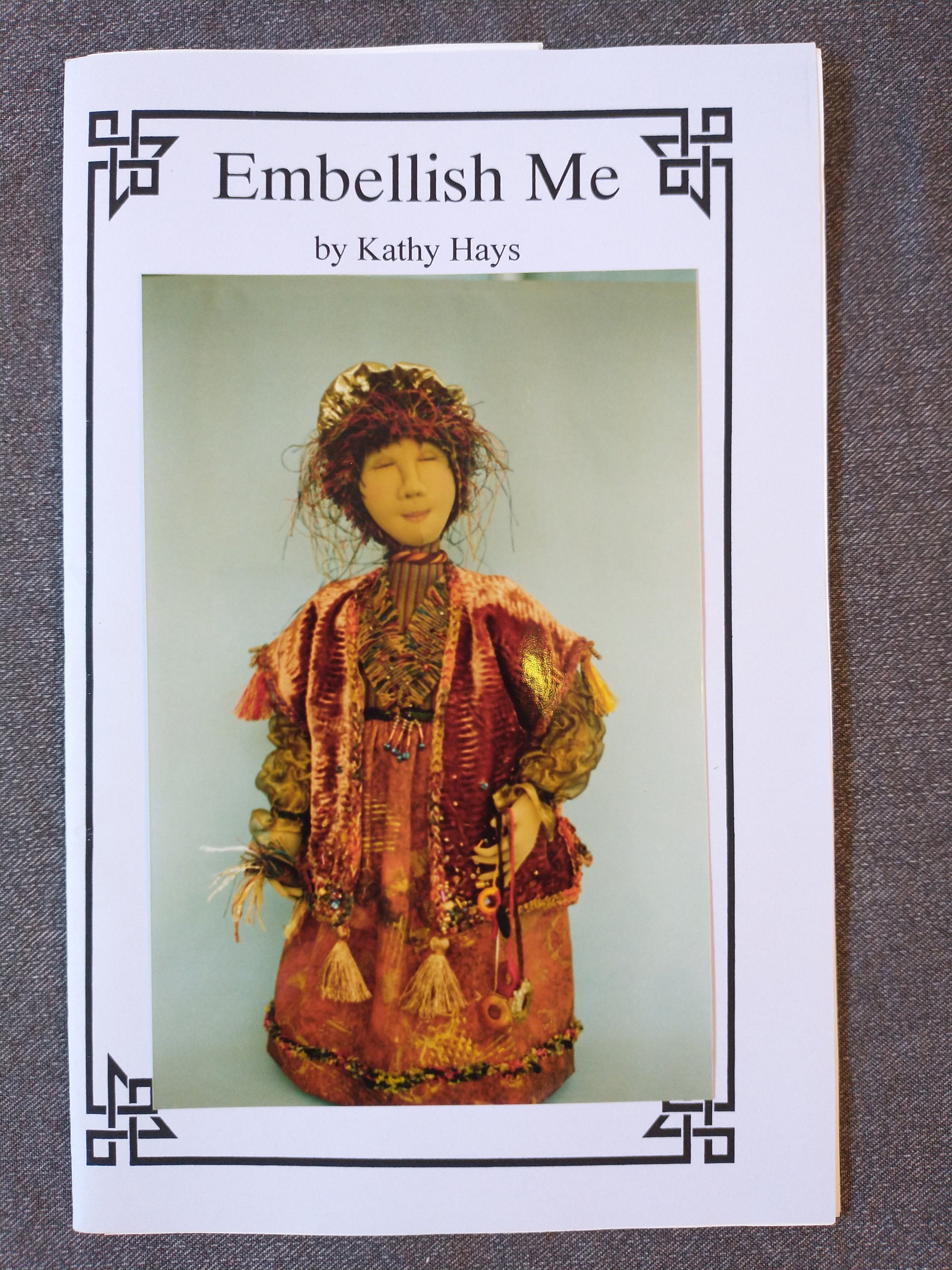Rare Vintage Embellish Me Cloth Art Doll Pattern by Kathy Hays - Etsy