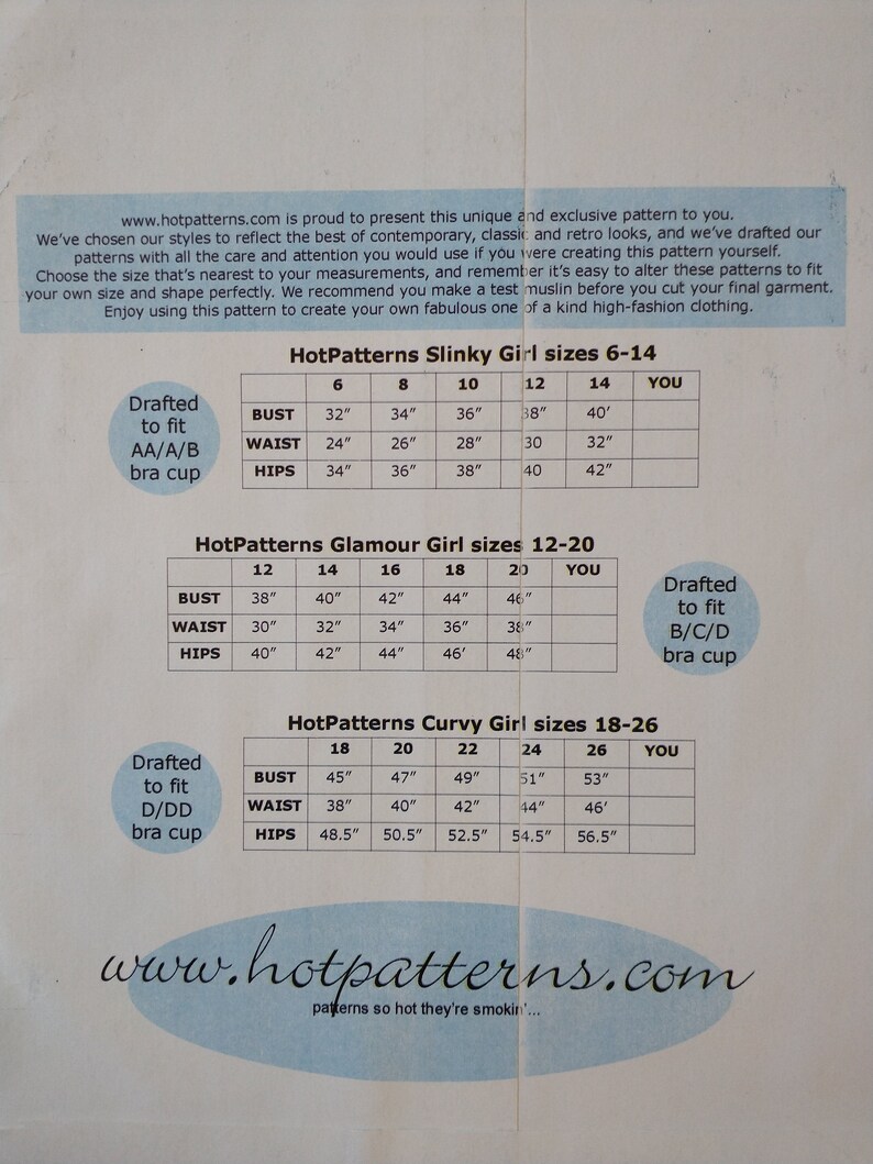 Women's Hot Patterns Plain & Simple Fitted T-shirts Pattern 1049 ...