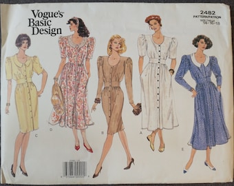 Vintage Misses' Vogue 1266 Pattern, Vogue Basic Design, Misses' Coat ...