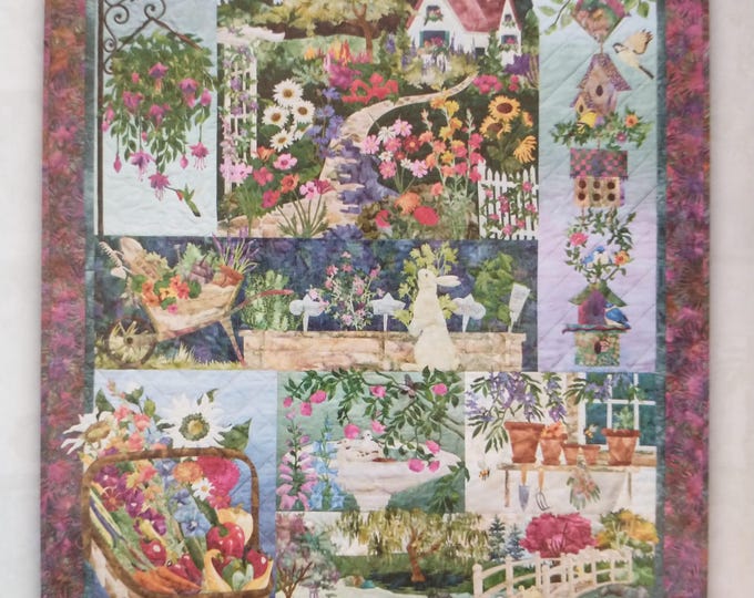In Full Bloom Quilt Pattern Set From Pine Needles, Designed by Mckenna ...