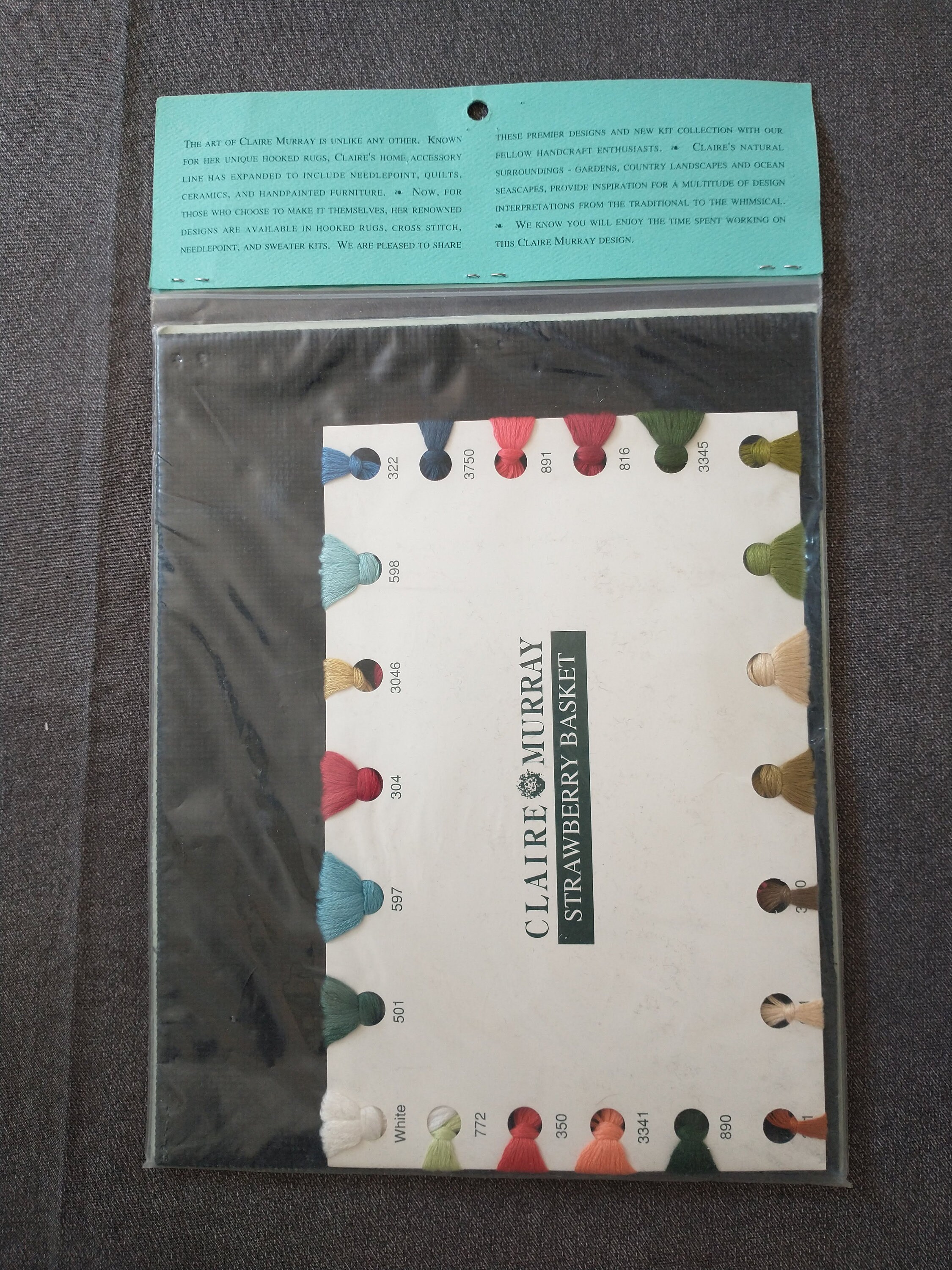 Claire Murray Counted Cross Stitch Kit Strawberry Basket New - Etsy