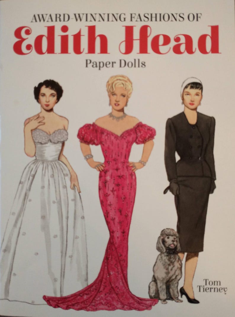 Award-winning Fashions of Edith Head, Paper Dolls Book, Book by Tom ...