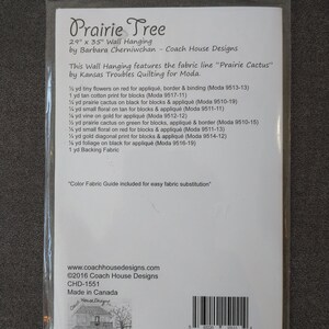 Prairie Tree Quilt Pattern, From Coach House Designs, Designed by ...