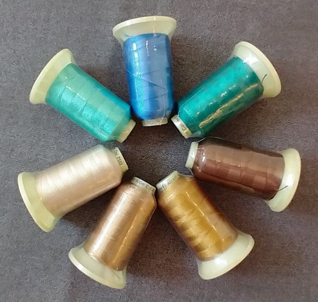 Wonderfil Accent Embroidery Thread, Seven Colors, 400 Meters Each - Etsy