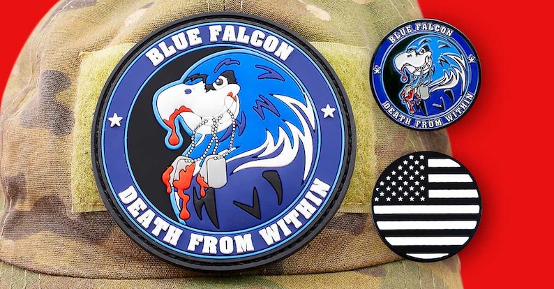 Blue Falcon Challenge Coin air Force Limited Edition - Etsy