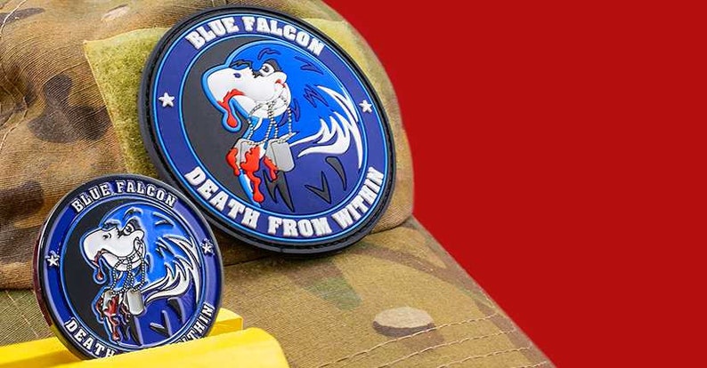 Blue Falcon Challenge Coin air Force Limited Edition - Etsy