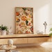 Retro Dinner Table Cute Food Print, Vintage Ephemera Kitchen Poster ...