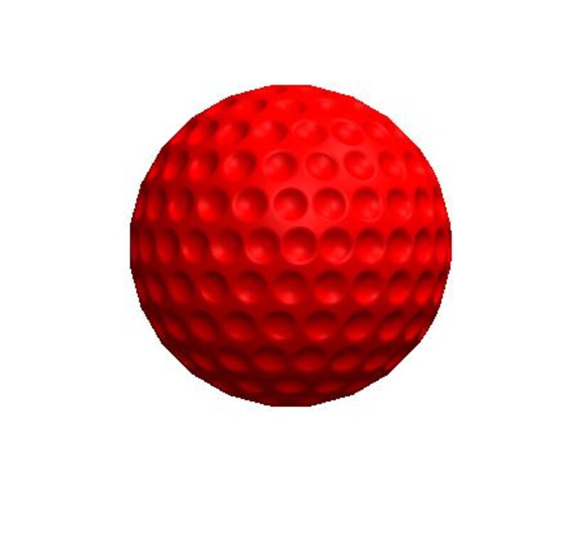 3D Printable GOLF Ball Model: Sport Decor (STL/3MF File) - Etsy