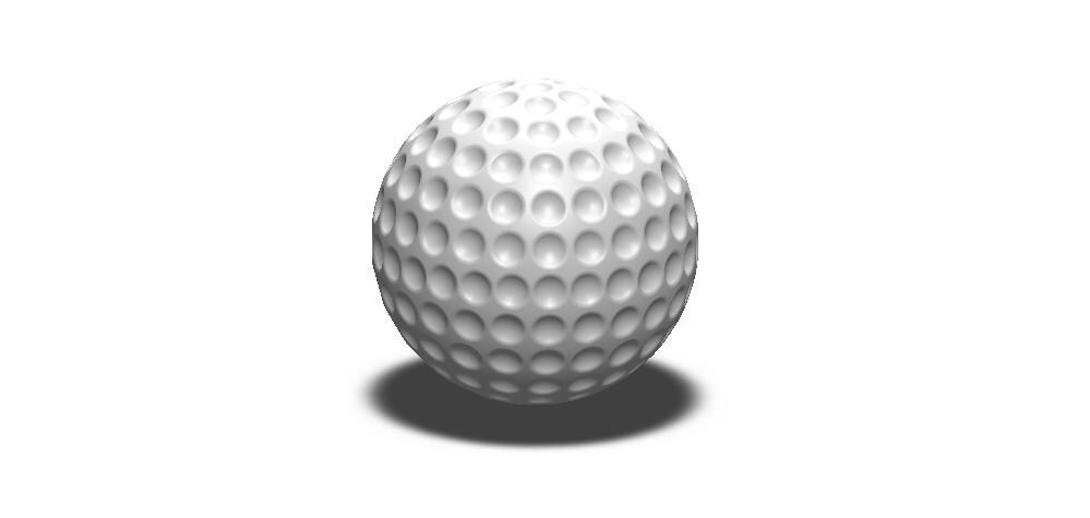 3D Printable GOLF Ball Model: Sport Decor (STL/3MF File) - Etsy