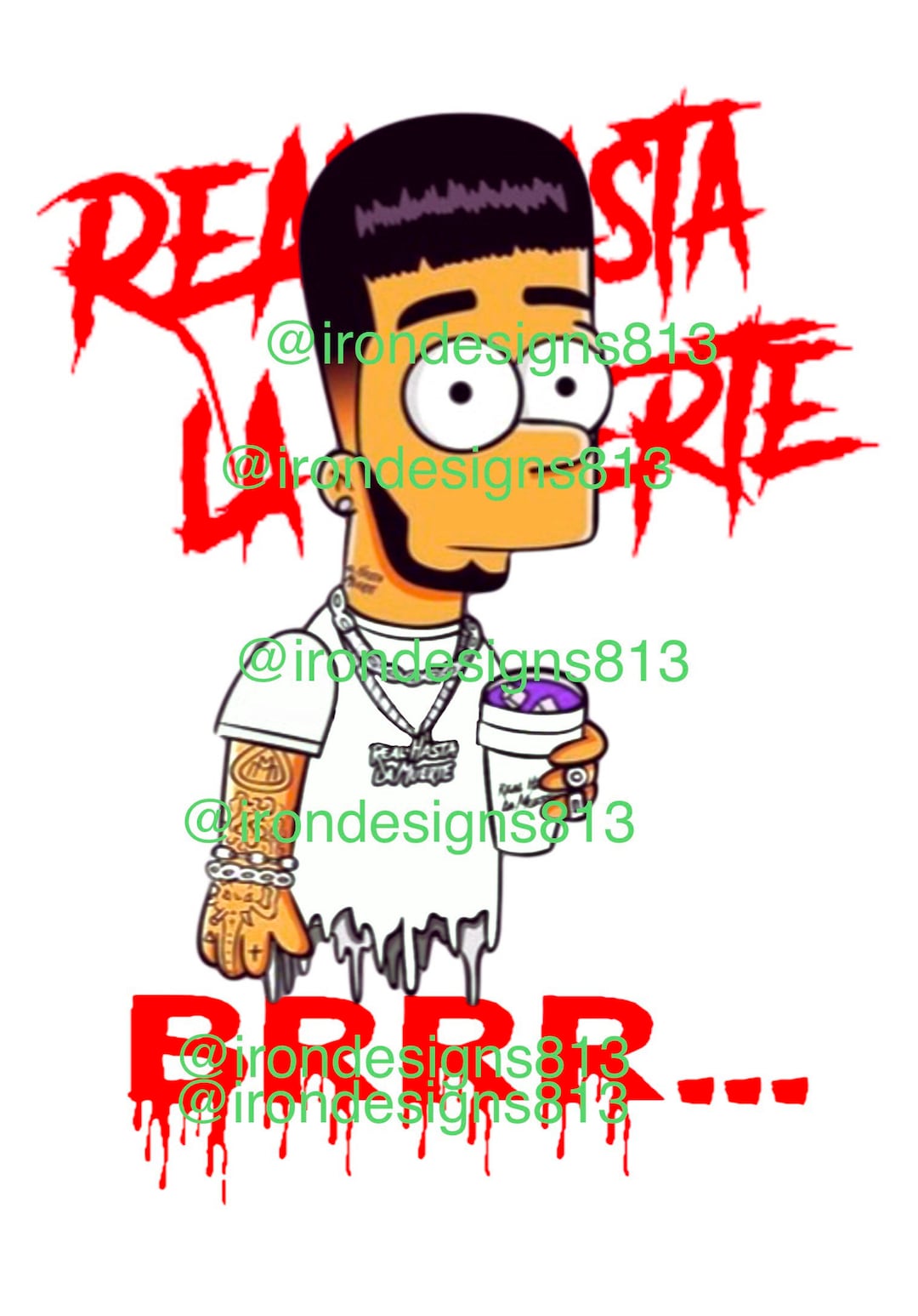 Sublimación ANUEL AA dibujada a mano o diseño DIGITAL de impresión y ...