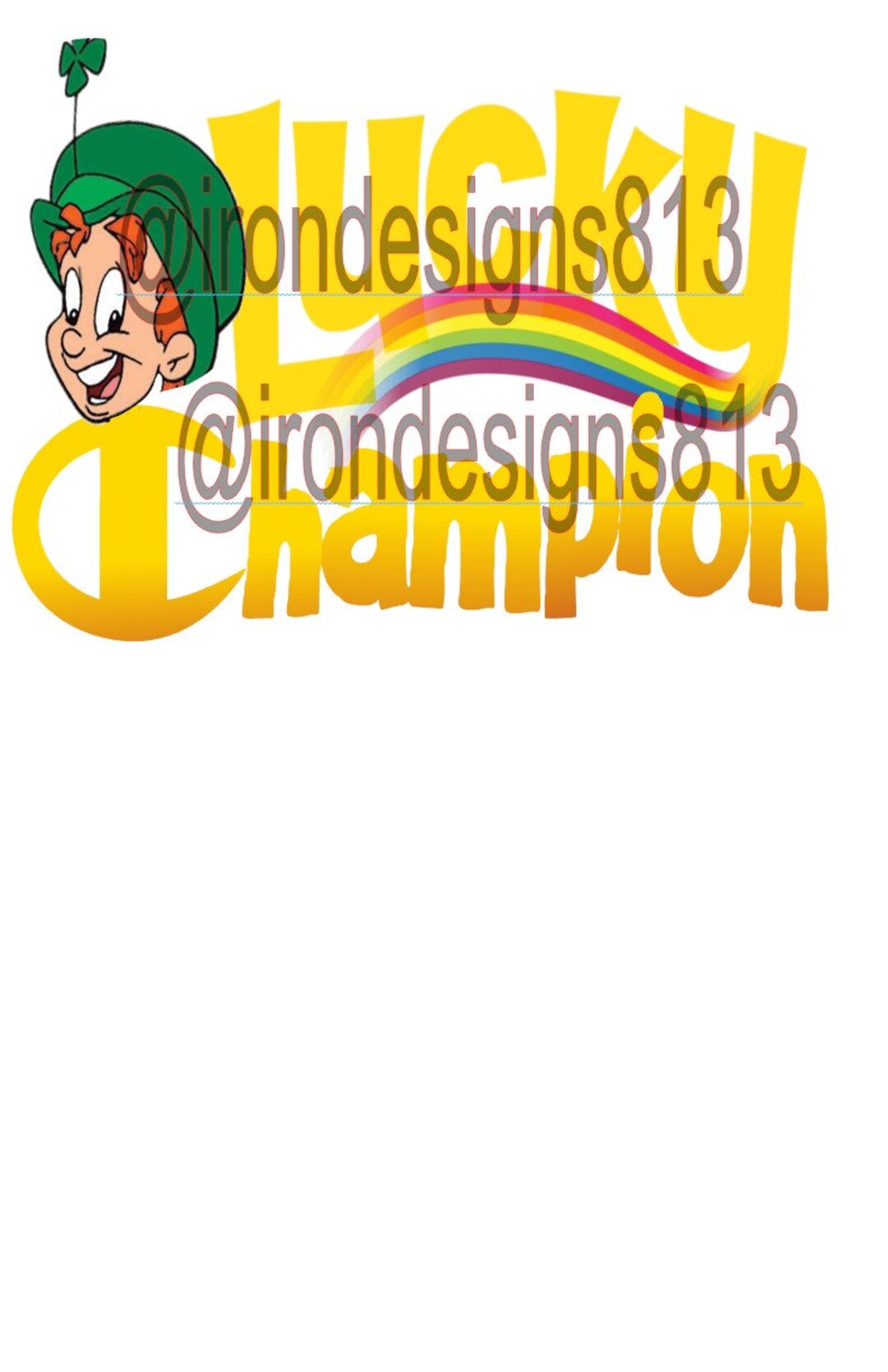 Lucky Champion DIGITAL PNG FILE Only - Etsy