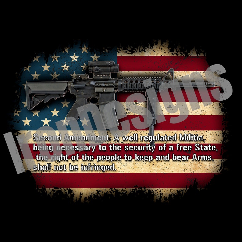 2nd Amendment Digital Design - Etsy