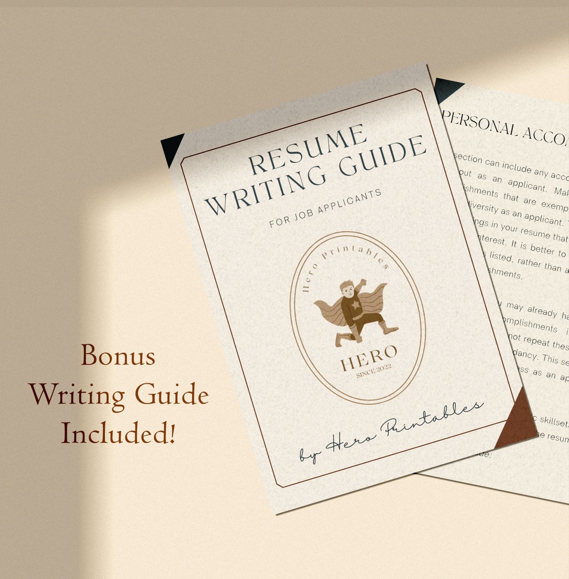 College Resume Template Professional Resume Template Cover - Etsy