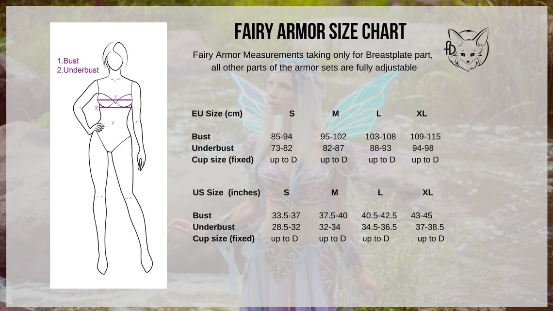 Fairy Armor Pre Made Painting Kit Armor Set in Stock - Etsy