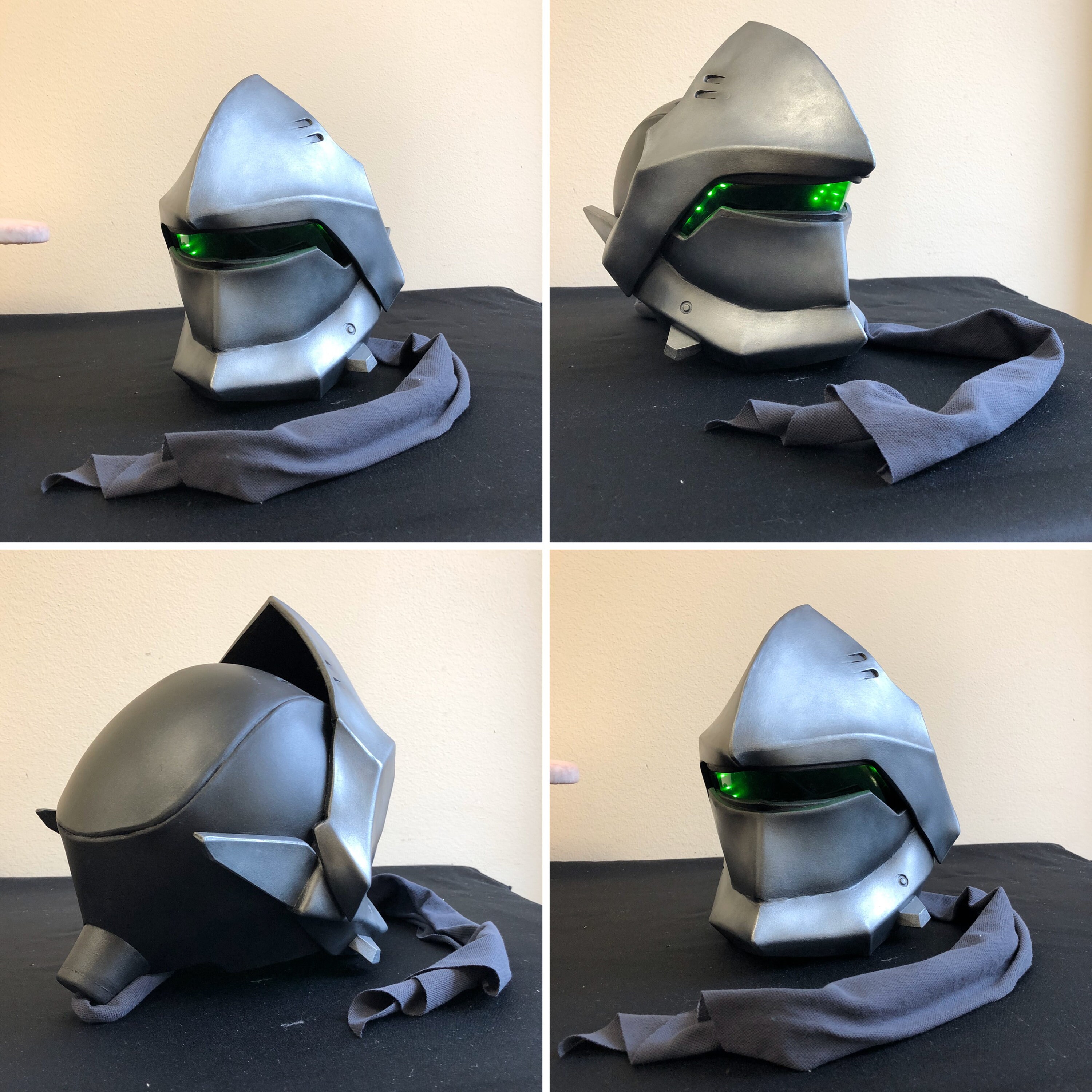 Overwatch Genji Cosplay Helmet Custom Made | Etsy