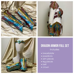 Dragon Armor Painted Armor Set Custom Made - Etsy