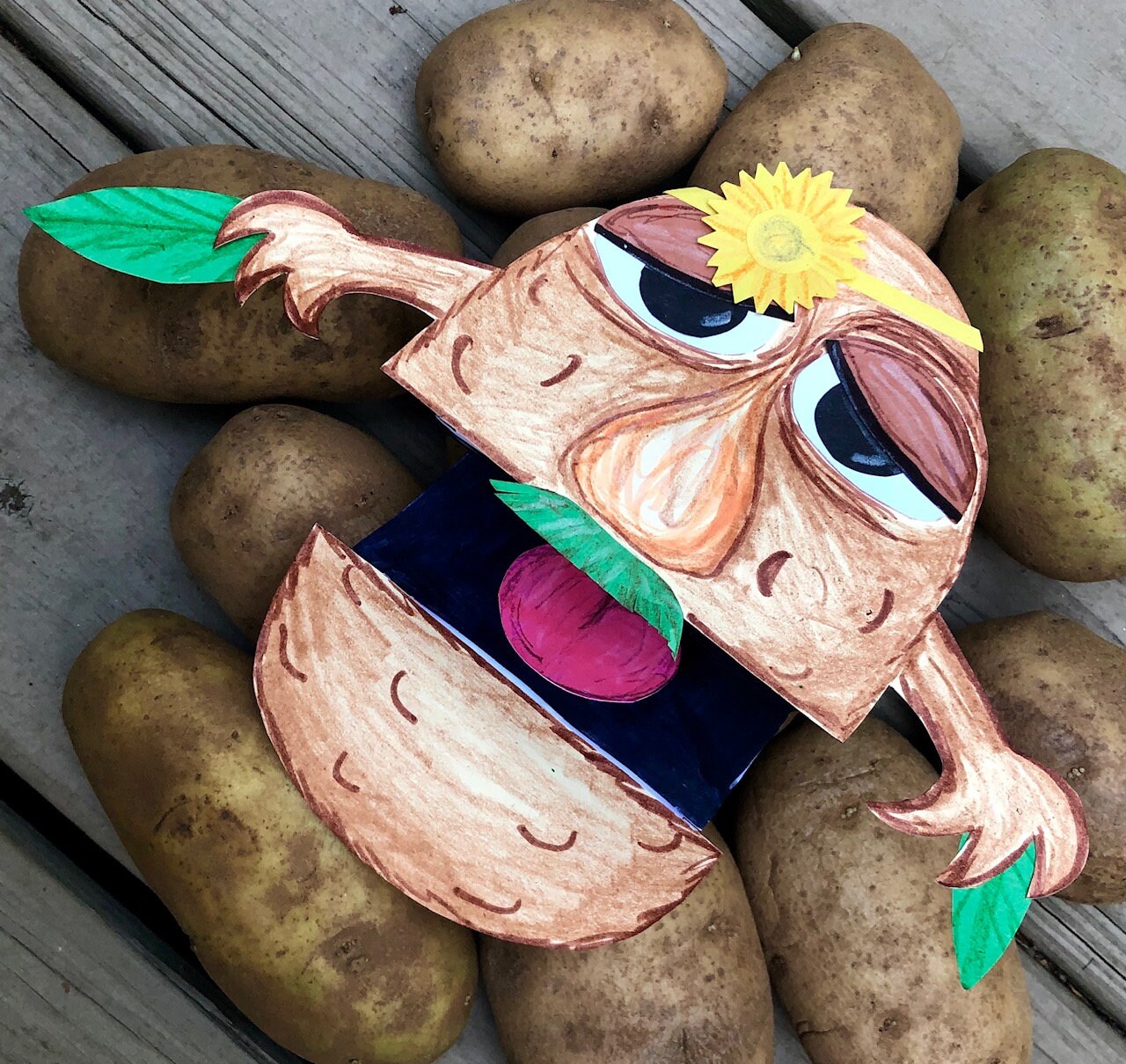 Dr. Spud Hand Puppet Group/classroom Bundle Center for - Etsy