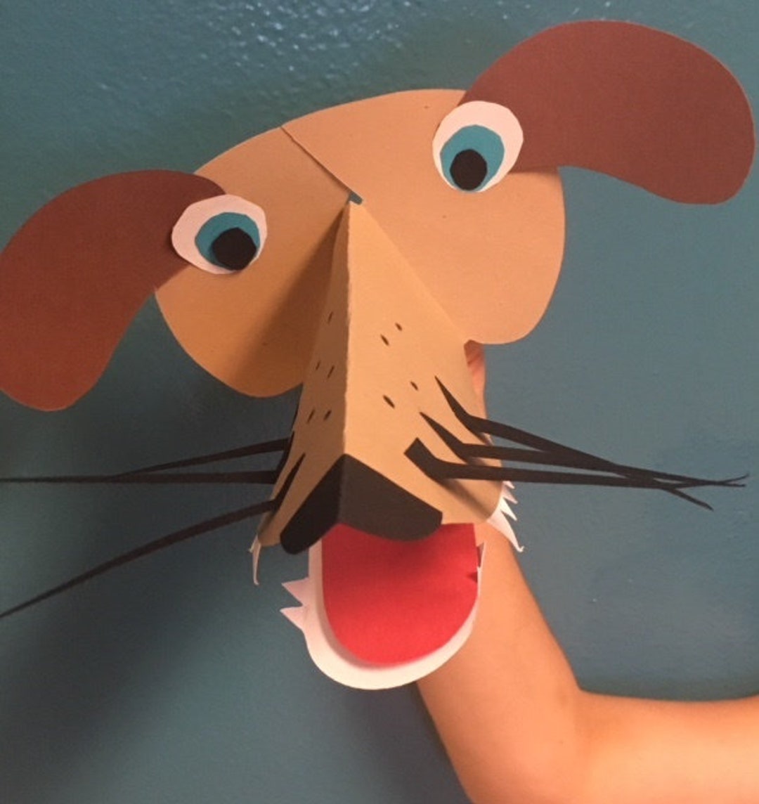 Delightful Dog Hand Puppet Center for Puppetry Arts - Etsy